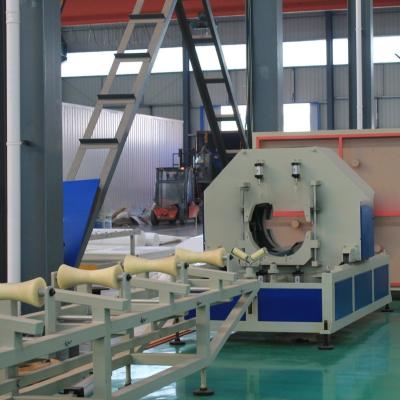 China Zuverlässige HDPE-Rohr-Extruder-Maschine für die Herstellung von Kunststoffrohren mit 200 kg/h Leistung zu verkaufen