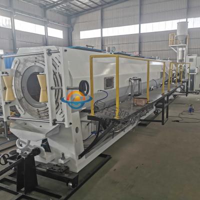 China Zuverlässige HDPE-Rohr-Extruder-Maschine für die Herstellung von Kunststoffrohren mit 200 kg/h Leistung zu verkaufen