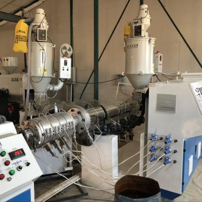 China Productielijn met hoge automatisering voor PPR-buizen met 2 lagen voor PE-materiaal en verzendkosten Te koop