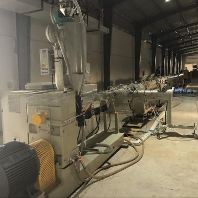Китай Производственная линия выхлопных труб HDPE с глубокой конструкцией и производительностью канала с винтом продается