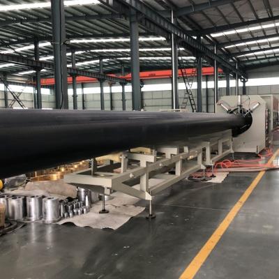 China HDPE-buis-extrusielijn met diep schroefstructuur in Qingdao Port Te koop