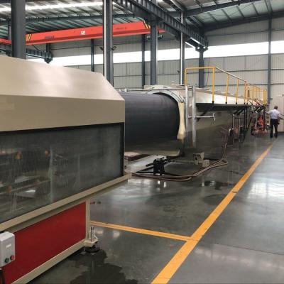 중국 춘천 항구에서 깊은 나사 구조를 가진 HDPE 파이프 진압 라인 판매용