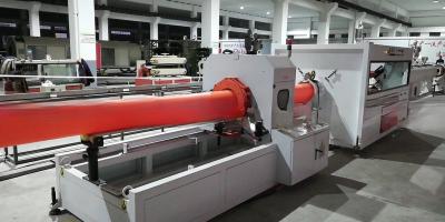China Mpp-Produktionslinie für Elektrizitätsrohre mit Maschinenleistung von 400 kg/h und 75-250 mm zu verkaufen