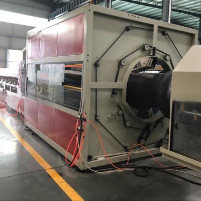 China Productielijn voor PE-buizen van One Feed Reliance, voorzien van een diep schroefkanaalstructuur Te koop