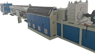 China Computerized PVC watervoorziening pijplextrusielijn met hulp bij de installatie op het terrein Te koop