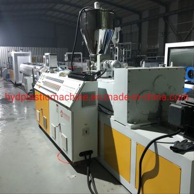 中国 ISO9001 2008 認証付きのダブルスクリューPVC水道パイプ生産ライン 販売のため