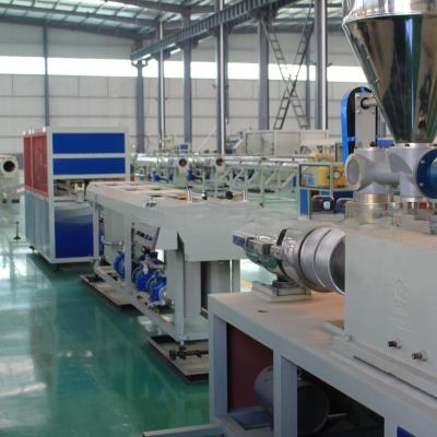 중국 완전 융합 융합 시스템 자동 플라스틱 PVC 융합 파이프 생산 라인 판매용