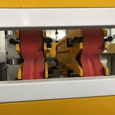 중국 컴퓨터화 된 쌍 나사 PVC 유도 파이프 생산 라인 고객 요구 사항 판매용