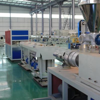 Chine Machine automatique de fabrication de tuyaux de conduites en PVC du Moyen-Orient avec extrudeuse de type séparé à vendre