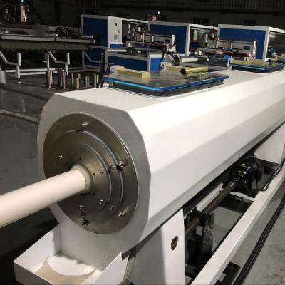 중국 전체 융합 융합 시스템 작동용 쌍 나사 PVC 파이프 생산 라인 판매용