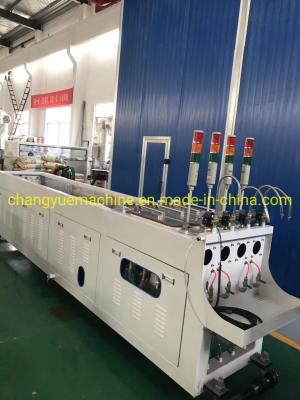 China Double-screw PVC Conduit Pipe Production Line 65/132 Extruder Size with Four Cavities for sale