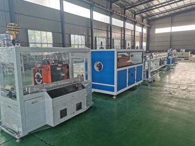 중국 65/132 UPVC/CPVC 파이프 생산 라인을 위한 쌍둥이 피침 나사 extruder 경쟁력 있는 판매용