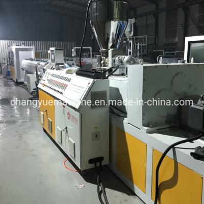Chine Meilleure machine de fabrication de tuyaux en PVC avec automatisation automatique et double vis à vendre