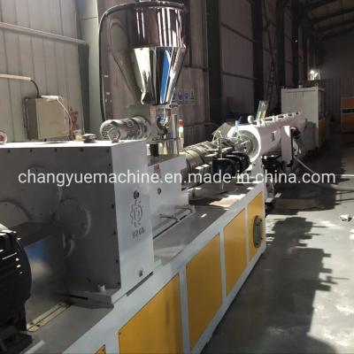 Chine Meilleure machine de fabrication de tuyaux en PVC avec automatisation automatique et double vis à vendre