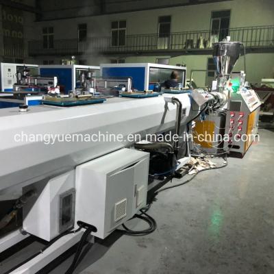 Chine Meilleure machine de fabrication de tuyaux en PVC avec automatisation automatique et double vis à vendre