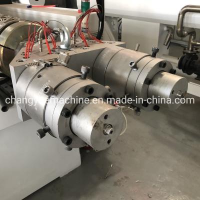 China Maßgeschneiderte Rohrmaschine für PVC-Leitung mit tiefer Schraubstruktur 25*1,5*3,5 m zu verkaufen