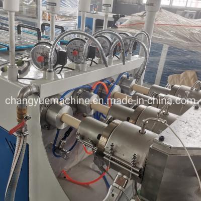 Chine Machine de fabrication de tuyaux de conduites en PVC avec structure et automatisation de canaux à vis profondes à vendre