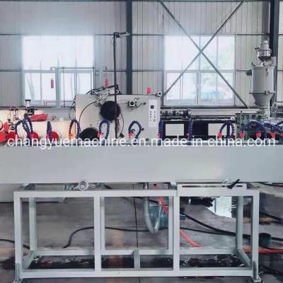 중국 20*1.5*2.5m PVC 섬유로 강화 된 파이프 제조 기계 판매용