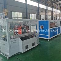 China Fast Speed One Feed PVC Pipe Making Machine with Computerized Control for sale