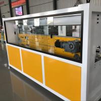 China Fast Speed One Feed PVC Pipe Making Machine with Computerized Control for sale