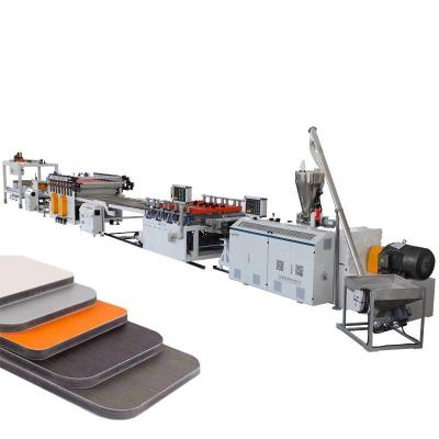 China Alloy Steel Material Vertical Type PVC Foam Board Extrusion Line For 5-25mm Board Thickness for sale