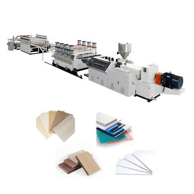 China PVC Foam Board Extrusion Line With 1000-2050mm Board Width 510kw Twin Screw Extruder for sale