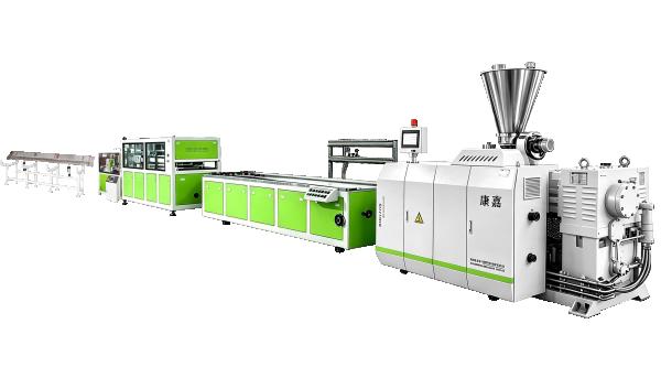 Quality High Speed Eco Friendly WPC Wall Panel Extrusion Line With PLC Smart Control System for sale