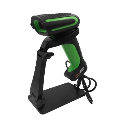 China Kebo SK-6000 Industrial Wired Waterproof Handheld USB Bar Code Reader 1d Laser barcode scanner with holder for sale