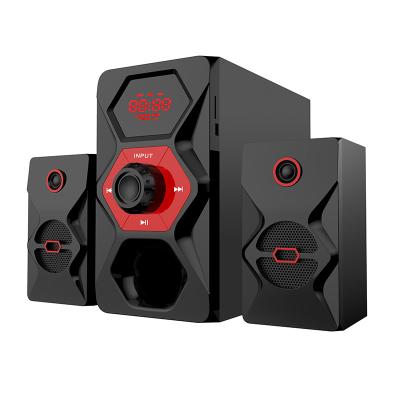China OEM 30W subwoofer 2.1 laptopluidsprekers met een satellietformaat van 3 inch Te koop