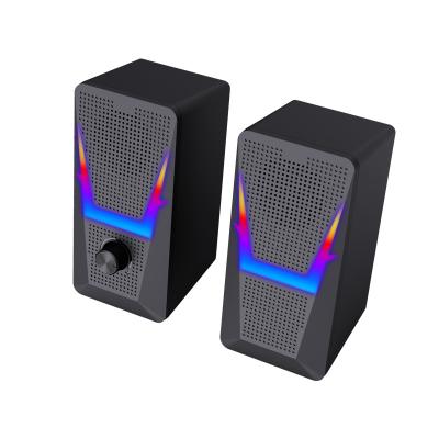 China No Distortion Office Computer Speakers Dual Audio Speakers With 3.5mm Connector for sale