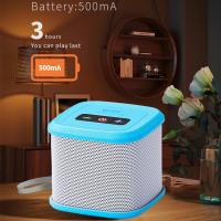 China 6×7×7cm Portable Bluetooth Speaker with 5W Output and 500mAh Battery - Bluetooth 5.0 Wireless Audio for sale