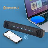 China Wireless Soundbar Speaker with 10M Bluetooth Range and DC 5V Input - Multiple Audio Connectivity Options for sale
