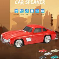 China Customizable Gift Portable Wireless Mini Car Speaker With Full Range Audio Crossover for sale