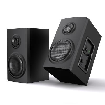 China AC Powered Bookshelf Speaker Dual Audio Input Wired Home Bluetooth Speaker for Active Mini for sale