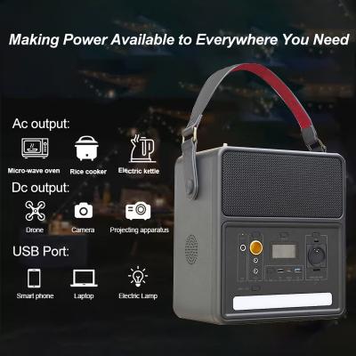 China Portable Power Station Blue Tooth Speaker 800w Private Mold For Outdoor Karaoke for sale