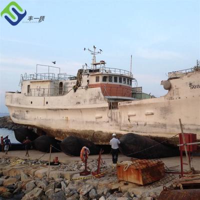 China rubber airbags inflatable barge pulling up airbags heavy duty air bags underwater air lift bags for sale