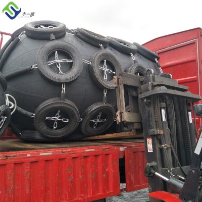 China China Pneumatic Rubber Fender reinforced with synthetic-tire-cord ISO 17357 fenders for ships for sale