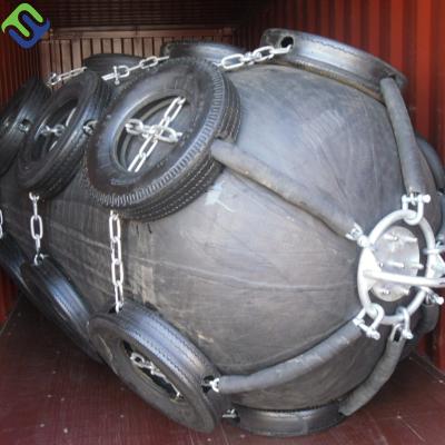China Anti-collision Pneumatic Rubber Fender For Ship & Dock ISO17357 quay fender yokohama pneumatic fender for sale