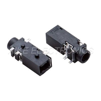 China 3.5mm Audio Jack( Phone Jack),Receptable, SMT contacts, with 2 position hosts for sale