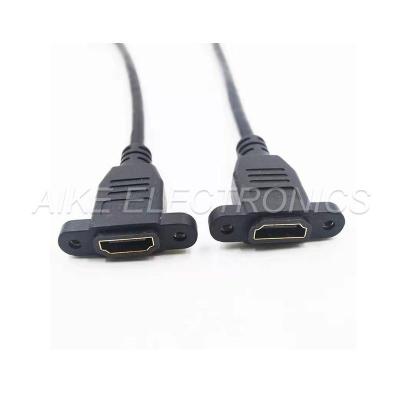 China High Speed HDMI Female TO HDMI Female Cable,Support 4K*2K,with Screw holes for sale