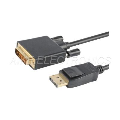China Displayport Male to DVI (24+1) Male Adaptor Cable,Support 1920x1080@60HZ for sale