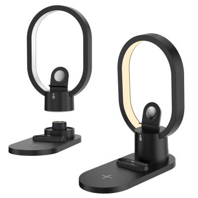 Cina Lampada multifunzionale LED Fast Qi, 3 in 1 Lampada notturna caricabatterie wireless in vendita
