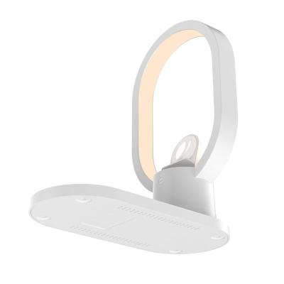 China Sensor inteligente carregador sem fio multifuncional 4 em 1 desktop para Airpods à venda
