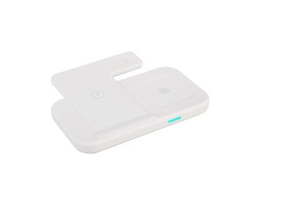 Cina Caricabatterie wireless multifunzione compatibile, materiale PC Qi wireless charger in vendita