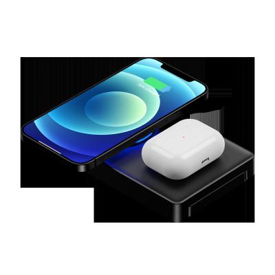 Cina Caricabatterie senza fili 3 in 1 Qi Magnetico, base di ricarica senza fili per Iphone 9V in vendita
