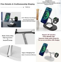 China Custom Logo Qi Wireless Charger Station for sale