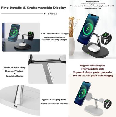 China Benutzerdefiniertes Logo Qi Wireless Charger Station zu verkaufen