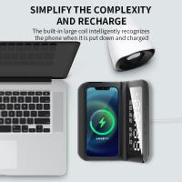 China Snooze Mode Qi Wireless Charger Clock for sale