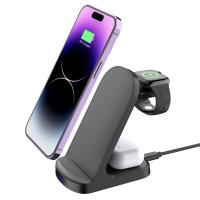 China Apple Use Qi Wireless Charging Stand 9V ROHS Approval Multi Function for sale