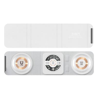Cina Stazione di ricarica wireless per iPhone 3 in 1 in vendita